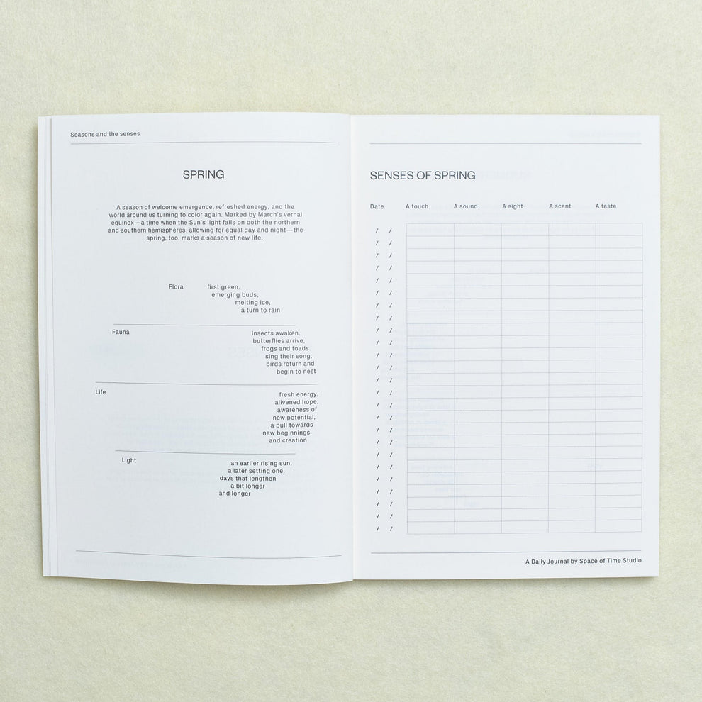 DAILY REFLECTION JOURNAL – Space of Time Studio